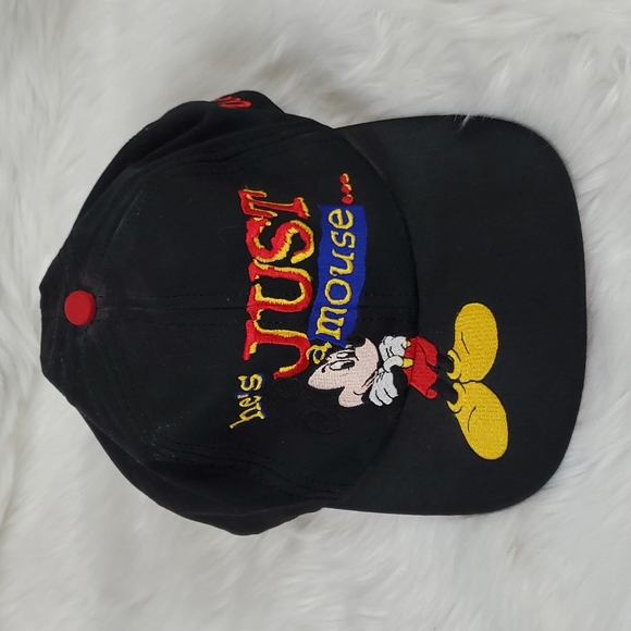 Disney | Accessories | Vintage Mickey Mouse Embroidered Hat Baseball ...